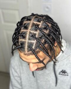 Top Trending Box Braids for Men 2024 l Different Trends in the World of ...