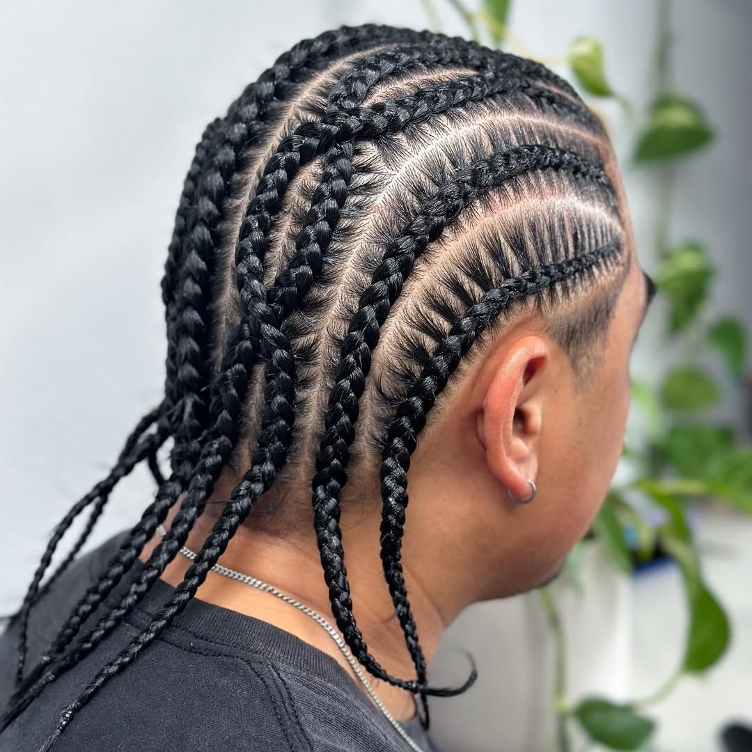 2025’s Best Stitch Braids Men: Trending Braids Inspirations.