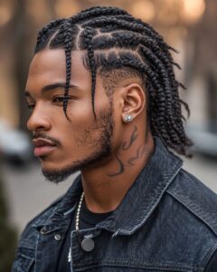 Inspiring 15 Cornrow Braids for Men: Edgy & Cool Braids in 2025.
