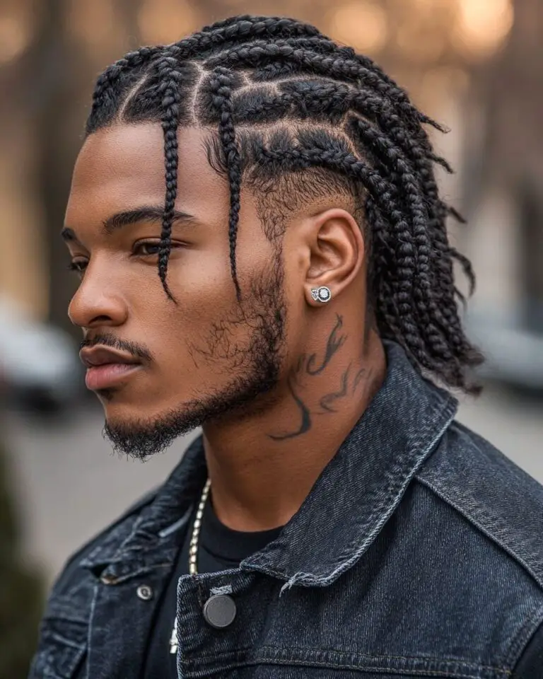 Inspiring 15 Cornrow Braids for Men: Edgy & Cool Braids in 2025.