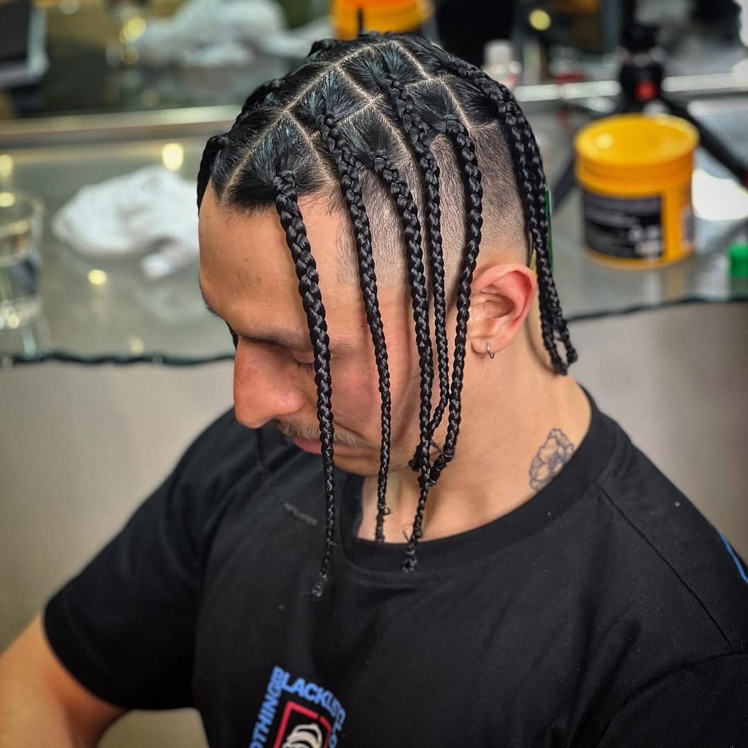 2025’s Best Stitch Braids Men: Trending Braids Inspirations.