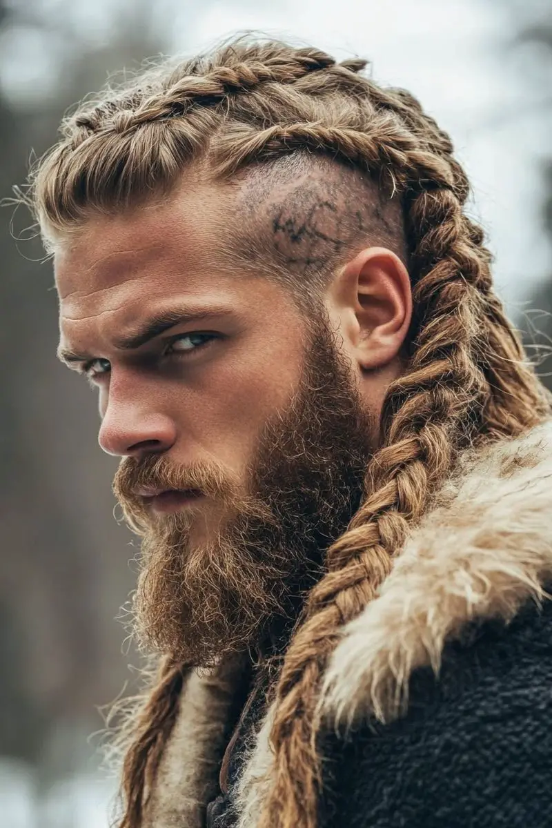 Best Trending 10 Viking Braids Men | How to do Mens Viking Braids ...