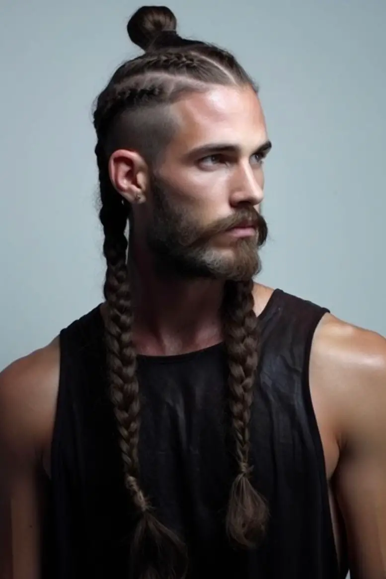 Best Trending 10 Viking Braids Men | How to do Mens Viking Braids ...